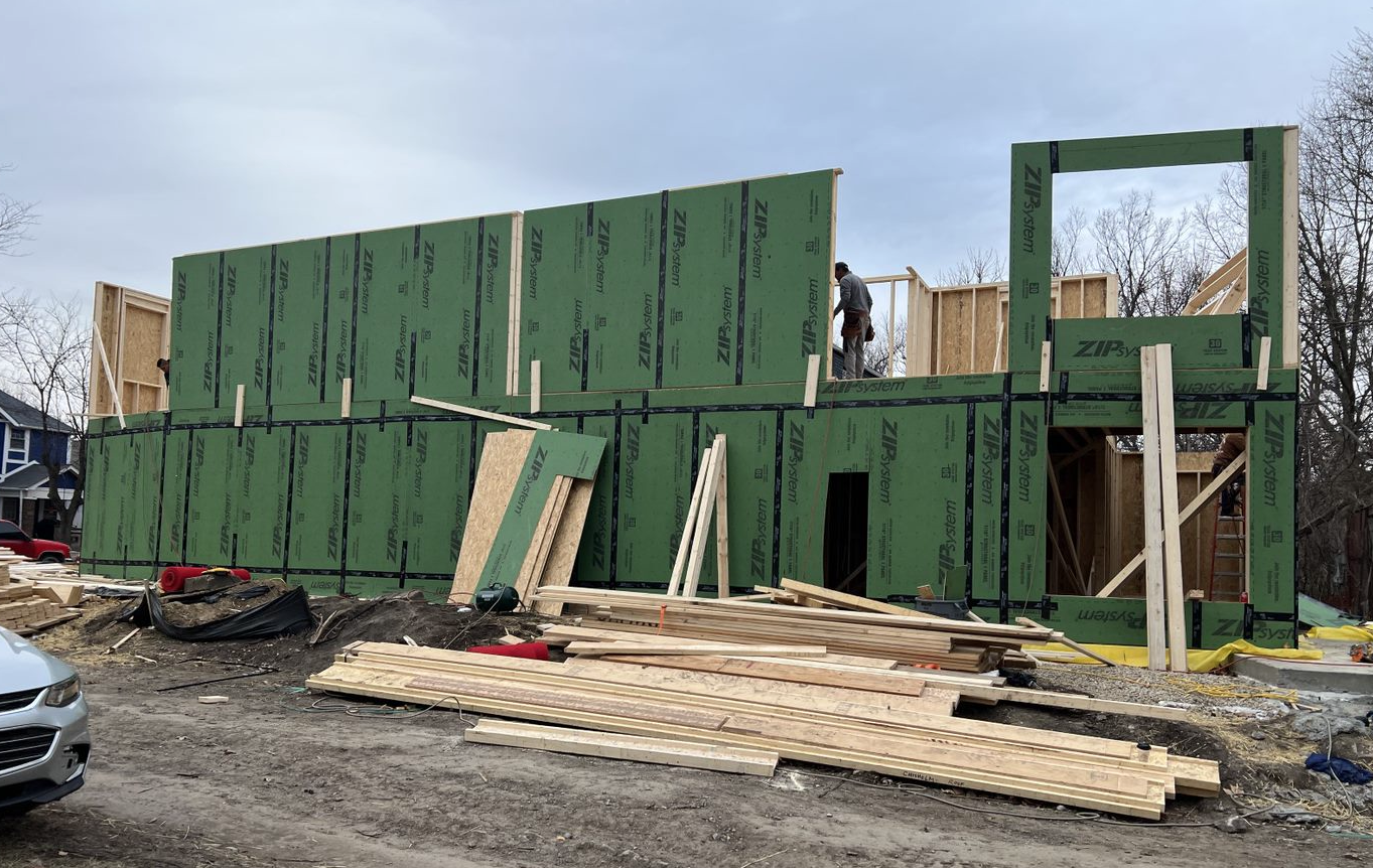 Framing Continues on the Alley House - BSU Solar Decathlon Design ...