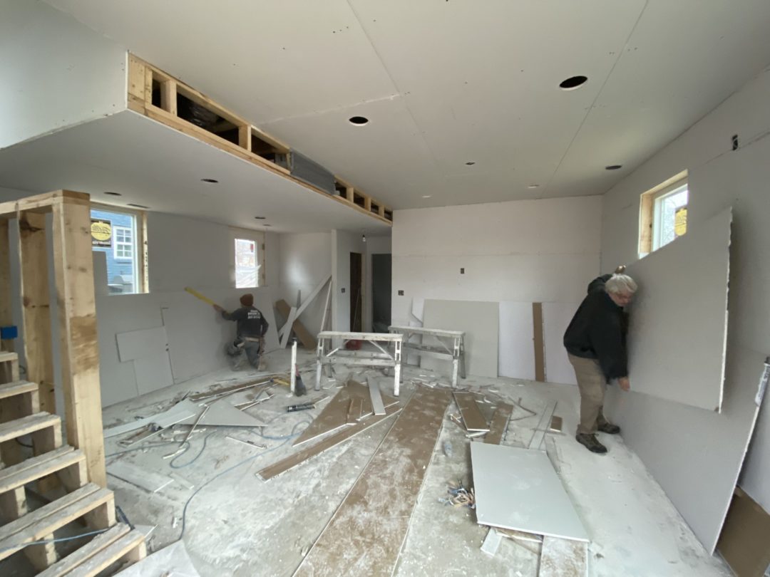 Sheetrock Inside and Sheathing Outside - BSU Solar Decathlon Design ...