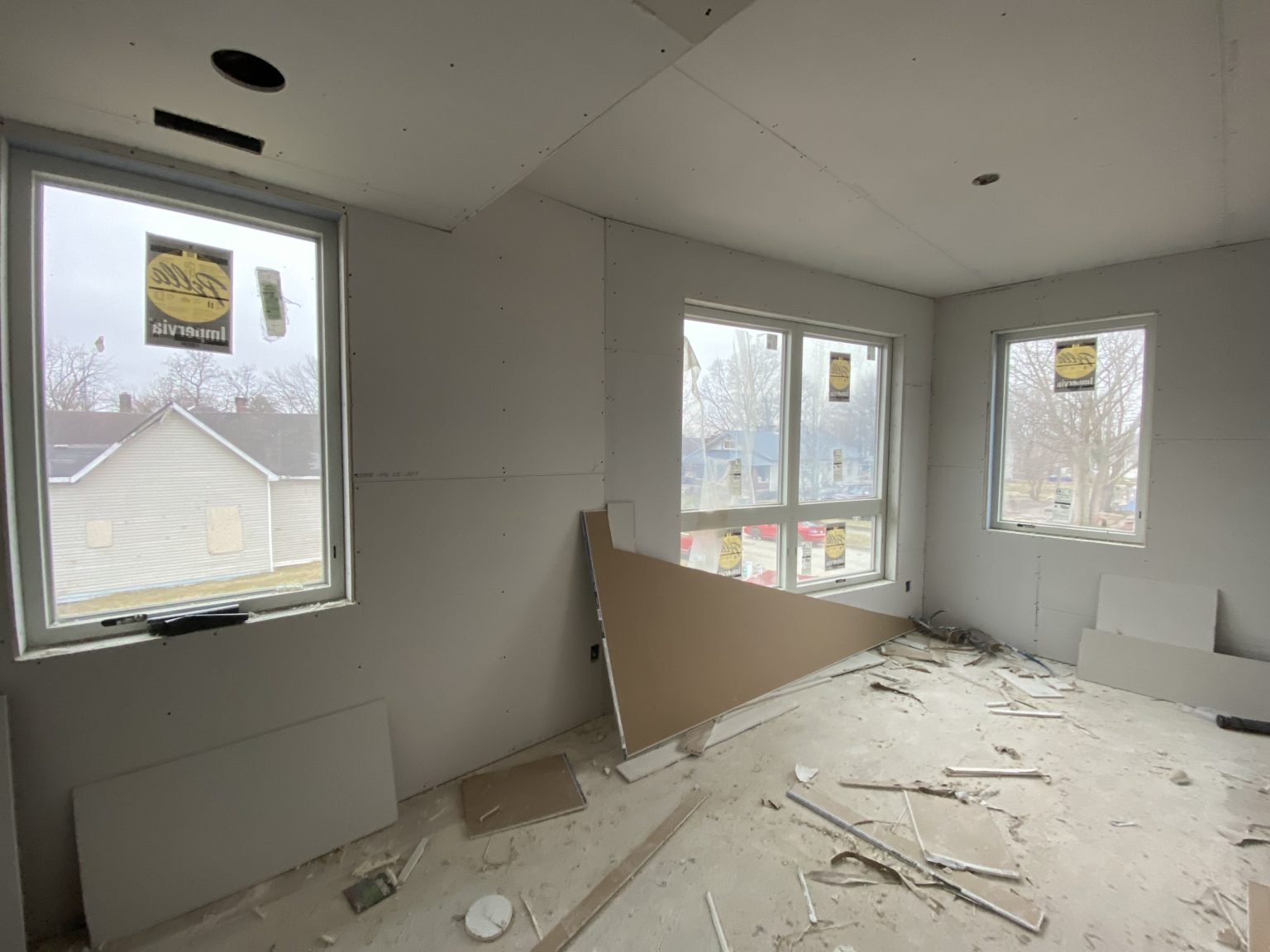 Sheetrock Inside and Sheathing Outside - Solar Decathlon Local Build ...