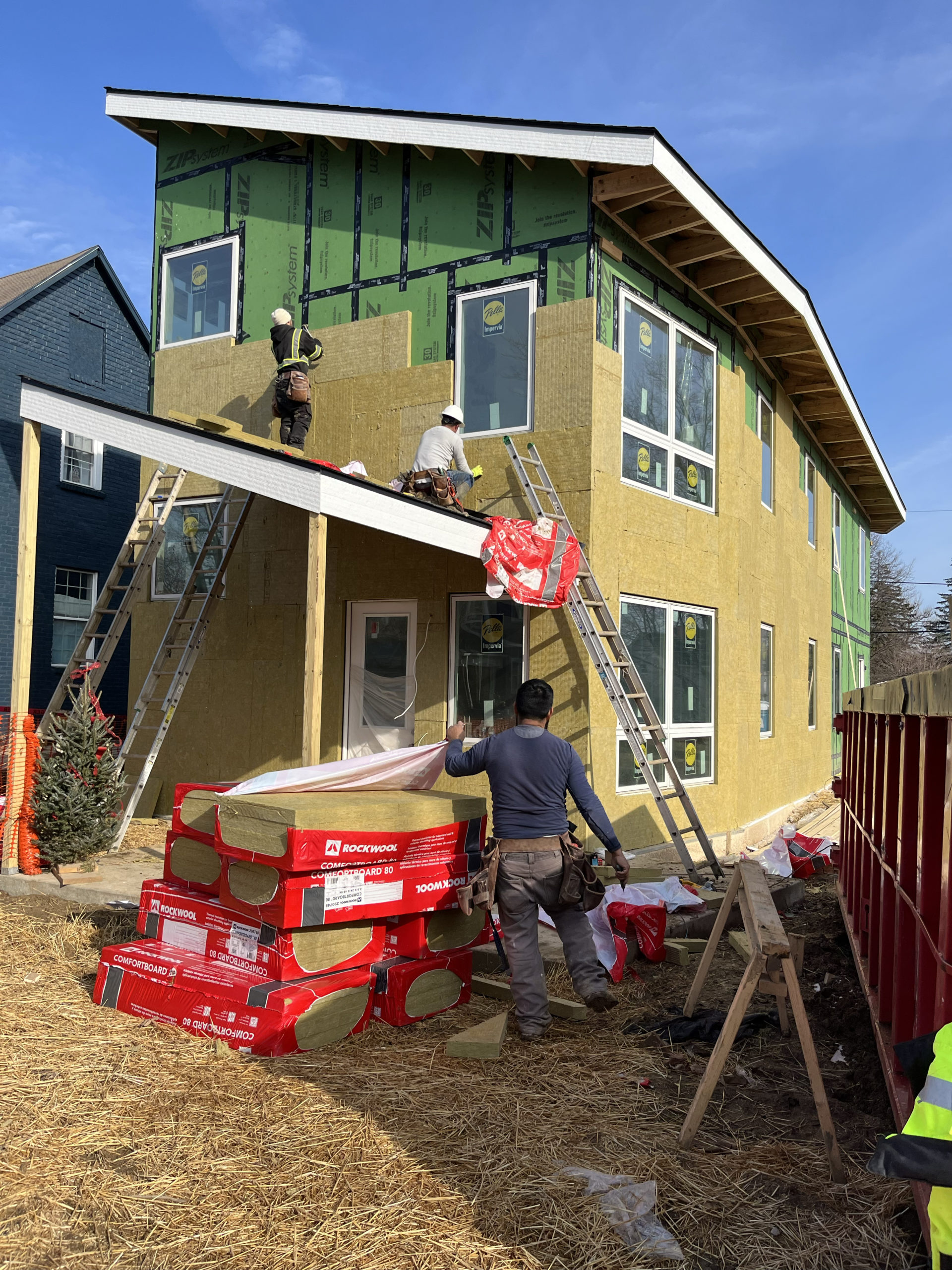 Sheetrock Inside and Sheathing Outside - BSU Solar Decathlon Design ...