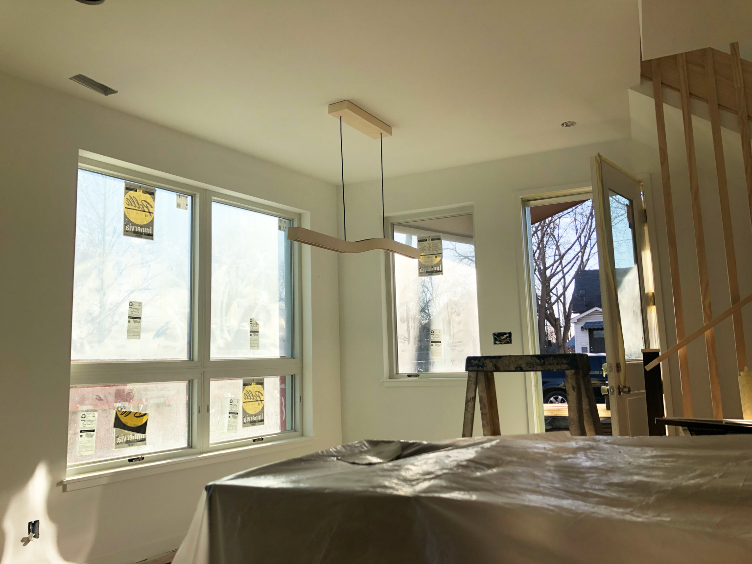 Painting and electrical work continues on the Alley House - Solar ...