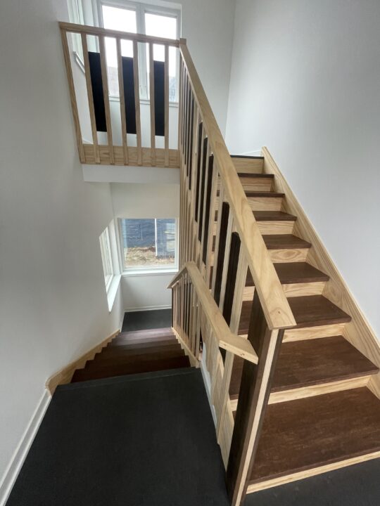 Wood Screen for the Stairs Completed - Solar Decathlon Local Build ...